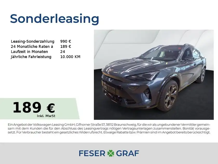 CUPRA FORMENTOR Gebraucht, Benzin, Automatik, FzN: E-054530 🍀 Feser ...
