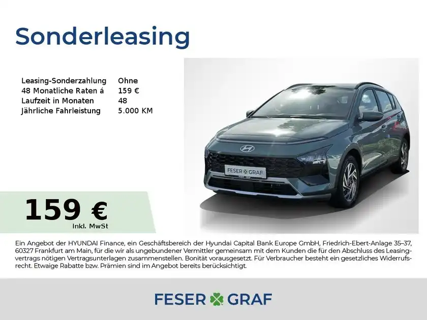 Hyundai Bayon Automatik Tageszulassung