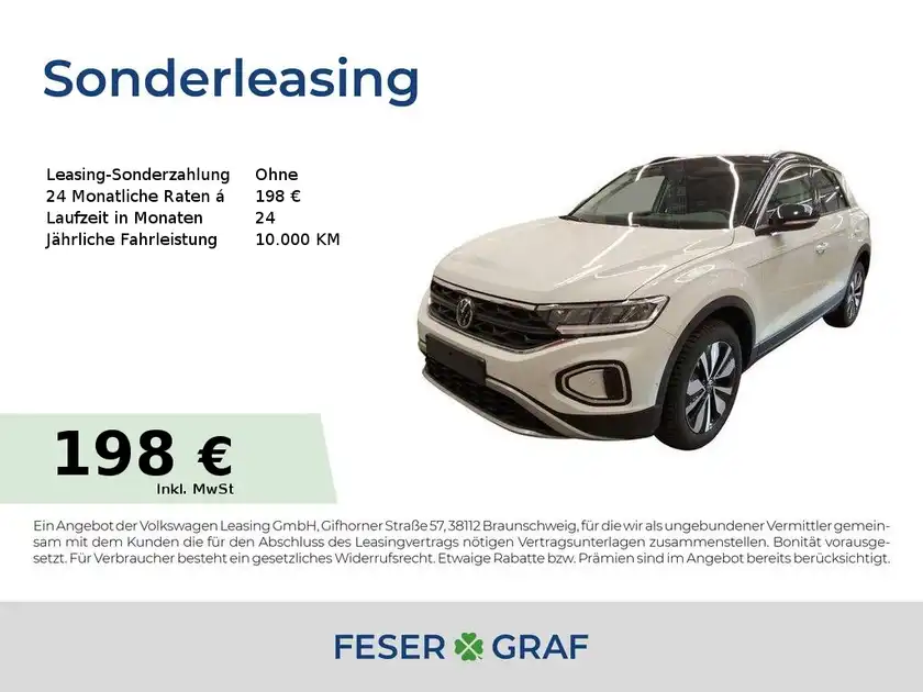 VW T-ROC Gebraucht, Benzin, Schaltgetriebe, FzN: V096992 🍀 Feser-Graf ...